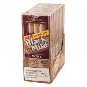 Black & Mild Wood Tip Wine Packs cigar store online